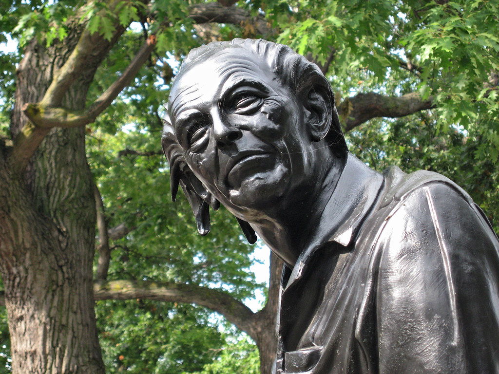 At Evergreen Cemetery – Poets Corner